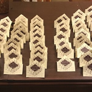 Printable Wizards's Map Place Cards editable Text - Etsy