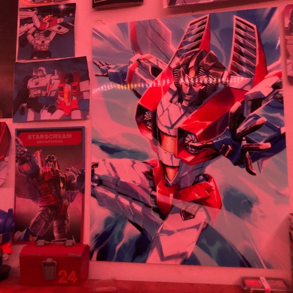 Starscream | Transformers IDW Print - Etsy