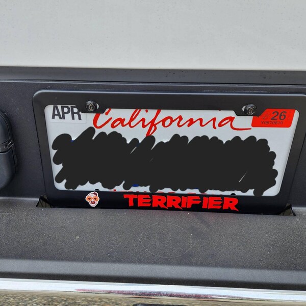 Customized Heavy Duty License Plate Frame Laser Engraved Stainless ...