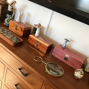 Engraved Cedar Wine Box With Lock or Latch Hand Rubbed | Etsy