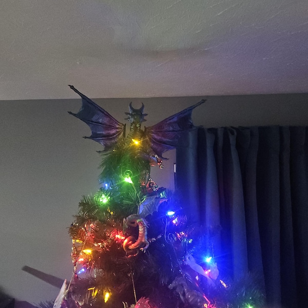 Epic Dragon Tree Topper for Christmas Tree - Etsy