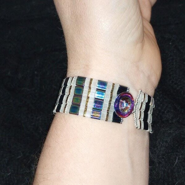 Pathway Band Beaded Pattern Tutorial by Deb Roberti (digital Download ...