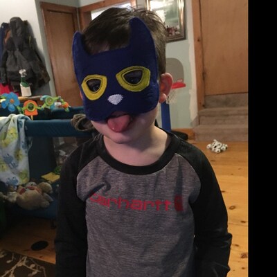 Inspired One Cool Cat Face Mask Great for Birthday Parties, Dress Up ...