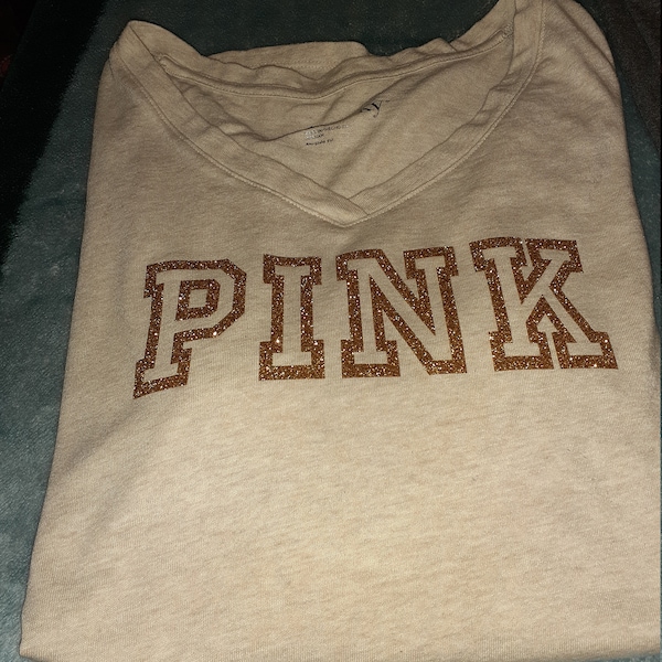VS PINK - Iron on Vinyl Decal Heat Transfer - Etsy