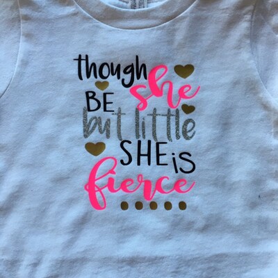 Little but Fierce SVG, DXF, EPS, Png Files for Cutting Machines Cameo ...