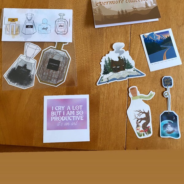 The Night Sticker Collection - Etsy