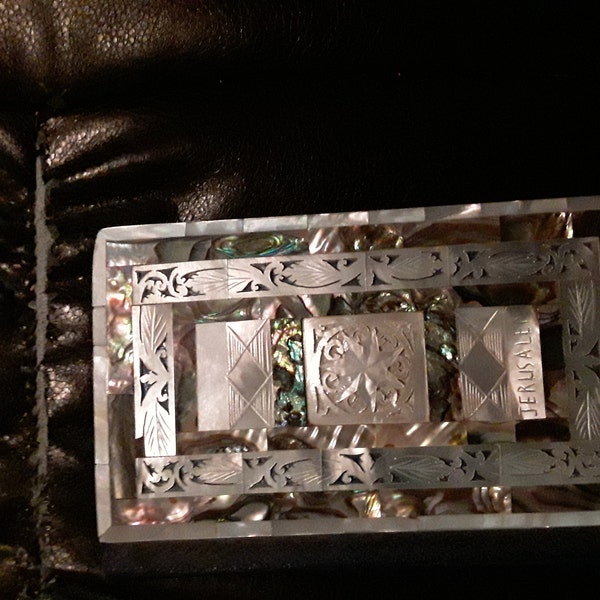 Genuine BLACK Mother of Pearl Shell INLAY Real Shell Thin Sheet Veneer ...