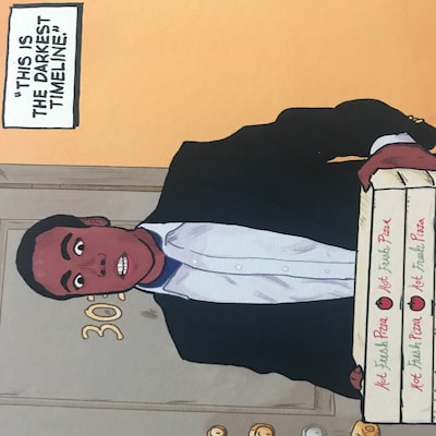 Creep 2015 Peachfuzz Movie Quote Mark Duplass Wolf Mask Handmade Art ...