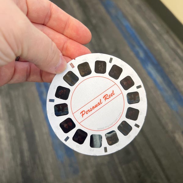 Personalised Viewmaster Style Custom Reels Disc Own Photos My Images ...