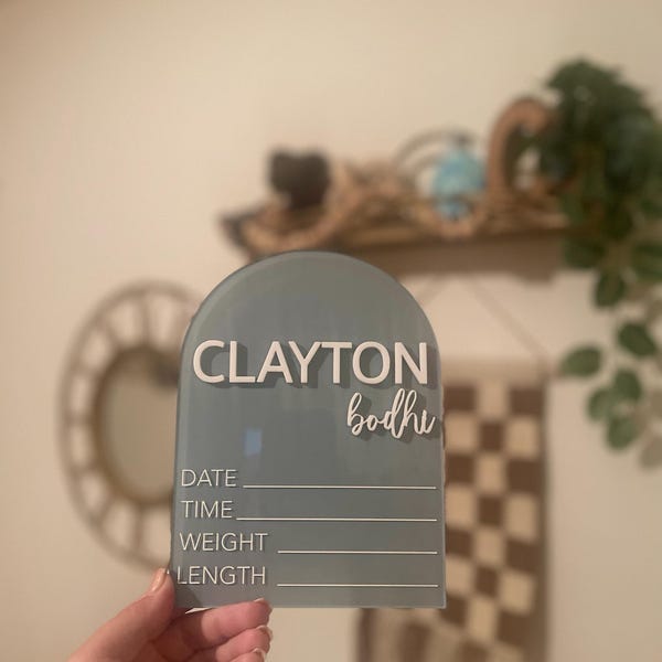 Acrylic Baby Milestone Marker, Baby Milestone Discs, Interchangeable ...