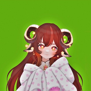 Live2d Vtuber Model for Commercial Use Aries the Zodiac Vtuber ready to ...