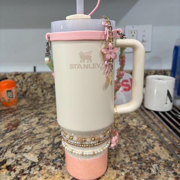 Coquette Light Pink Cup Charms - Etsy