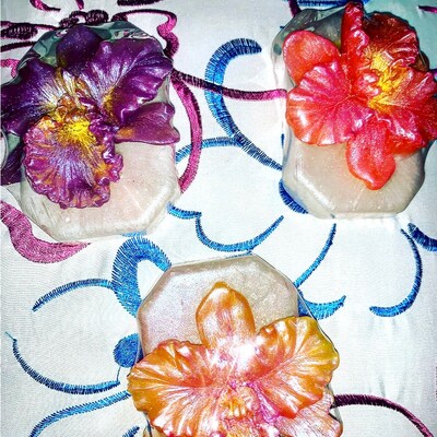 Silver Long Handled Powder Puff, Handmade With Opulent Sheepskin ...