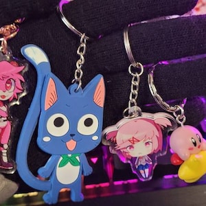 Fan Made Double Sided Acrylic Keychains Remi, Joni, DJ Bop, Azuki, CTL ...