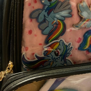 My Little Pony MLP Rainbow Dash Patch Pegasus G4 Embroidered Iron on ...