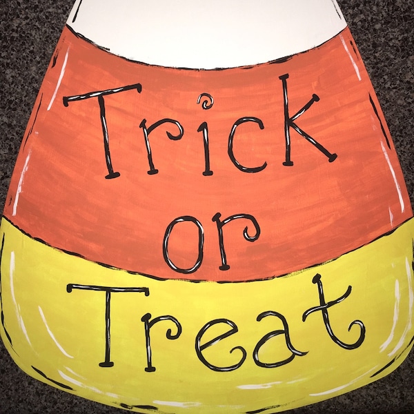 Unfinished Wood Candy Corn Laser Cutout, Wreath Accent, Door Hanger ...