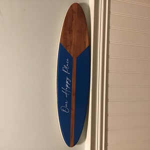 5' Surf Board Surfboard Decor Hawaiian Beach Surfing Beach Decor - Etsy