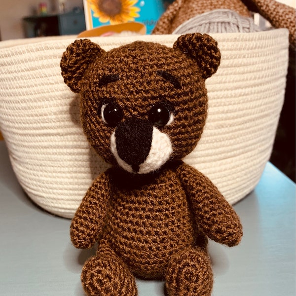 Sami the Bear CROCHET PATTERN - Etsy UK
