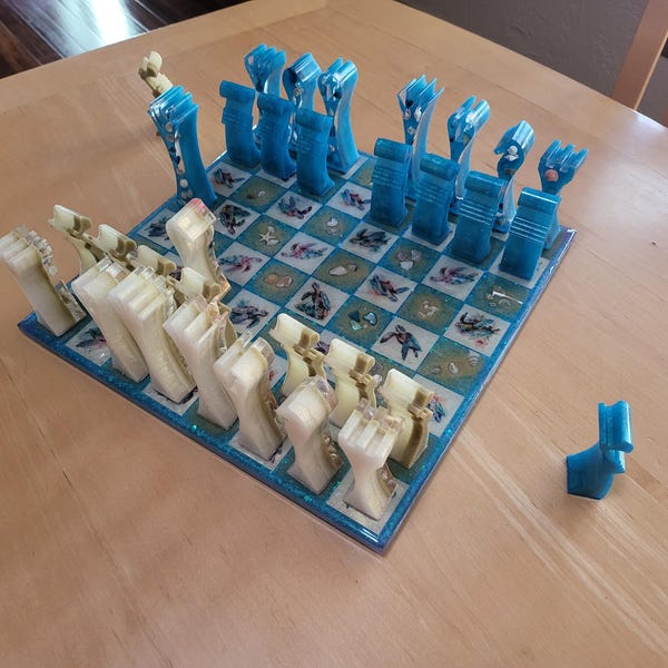 Rainbow Chess Set • LGBTQ Chess Set • Pride Month Chess Game • Custom ...