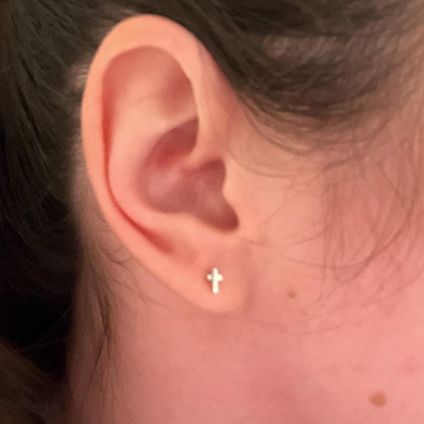 1.5mm Super TINY DISC Threadless Stainless Steel Piercing Tragus ...