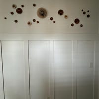 Recycled Book Paper Cogs Sculpture - Grey Modern Art Installation - Paper Star Constellation ...