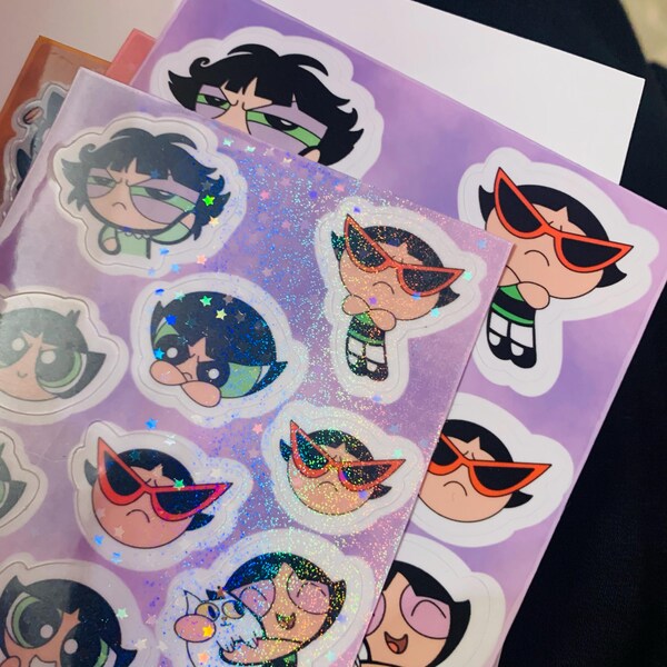 Butter/cup Clear Sticker Sheet, Butter/cup Scrapbook Sticker Sheet ...