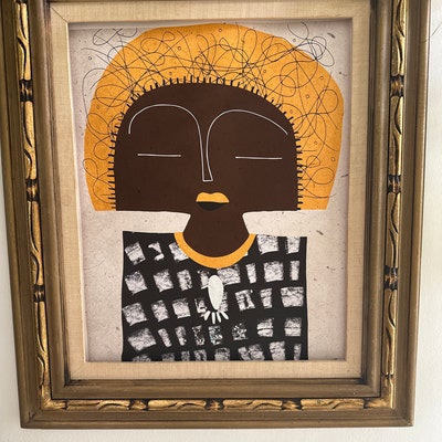 Contemporary African American Art Set of 3, Modern Boho Decor, Afro ...