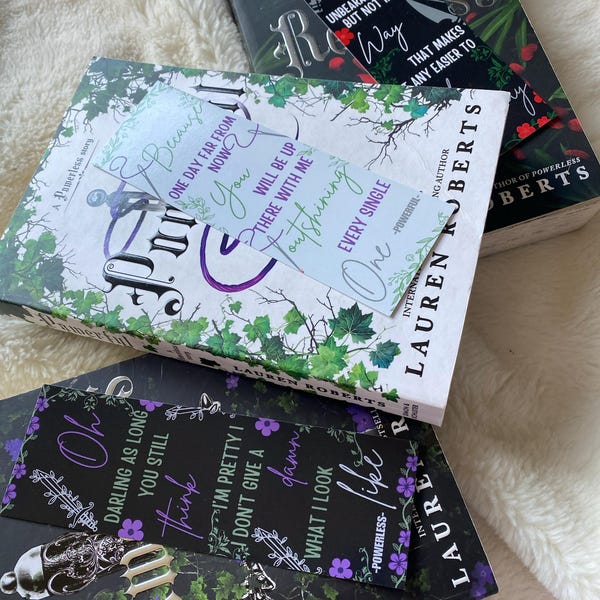 The Powerless Series Bookmarks - Powerless Bookmark | Powerful Bookmark ...