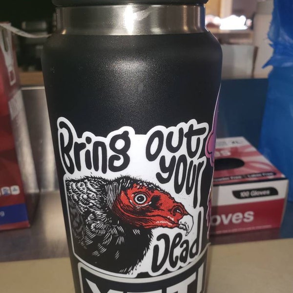 Turkey Vulture Sticker, Laptop Sticker, Water Bottle Sticker, Bumper ...