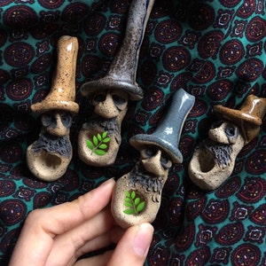 Handmade Clay Smoking Pipe - Etsy