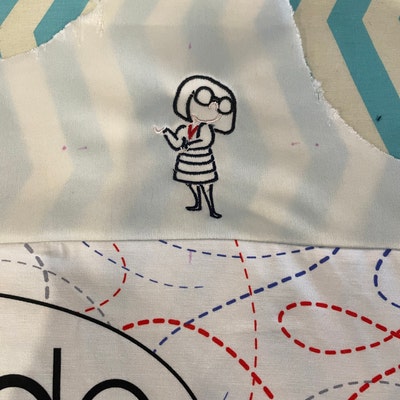 Edna Mode From the Incredibles Sketch Digital Embroidery Machine Design ...
