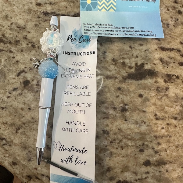 Beaded Pens for Junk Journals! Match a Beaded Pen to Your Journal ...