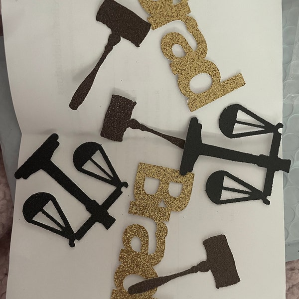 Law School Graduation Party Decorations, Law School Party Confetti ...