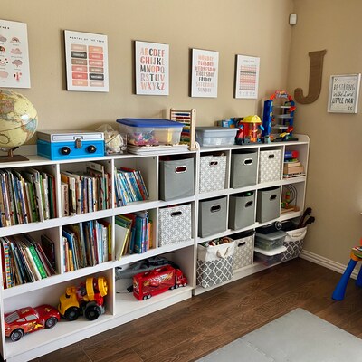 Set of Educational Posters, 8 Homeschool Prints, Montessori Classroom ...