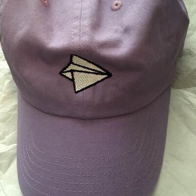 PAPER AIRPLANE Baseball Hat Embroidered Dad Cap Travel - Etsy