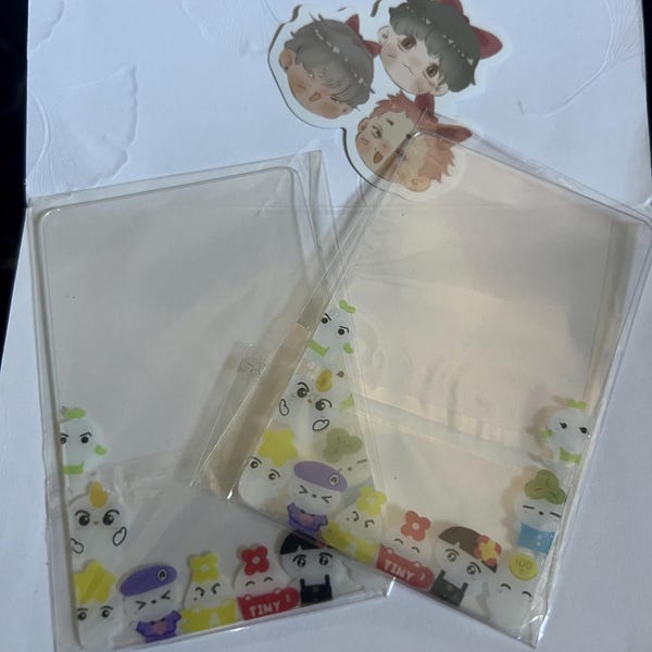 ATEEZ Hi Yunhwa Hi Atiny Yunho Seonghwa Pink Themed Double Sided Fan ...