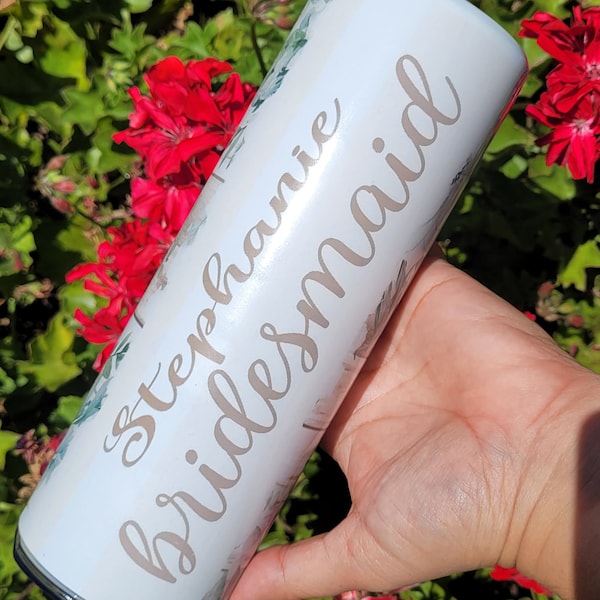 Sublimation Template Wedding Tumbler Bride Tumbler Wrap Floral Tumbler ...