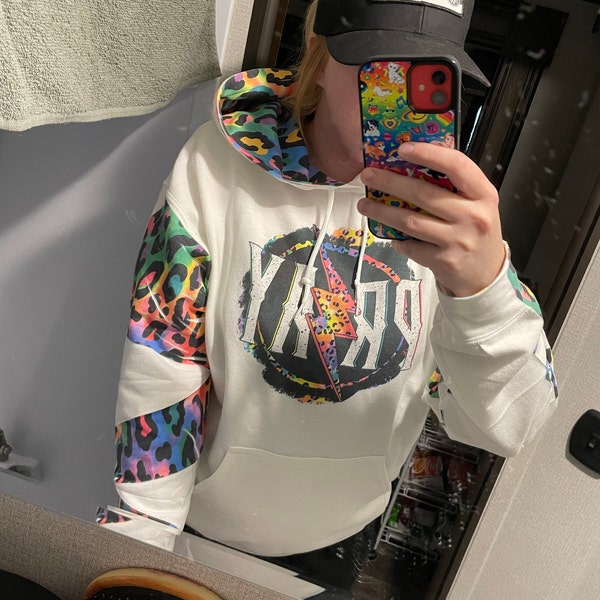 Multi Color Leopard Tie Dye Background Png, Cheetah, Rainbow, Sublimate ...