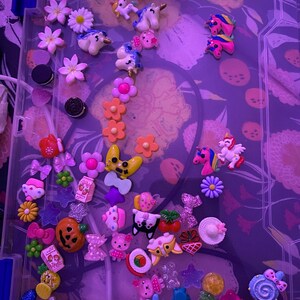 20pcs Random Surprise Resin Cabochons Flatback Charms for Slime or ...