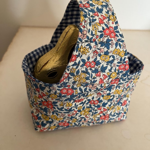 Mini Fabric Basket PDF Sewing Pattern - Etsy