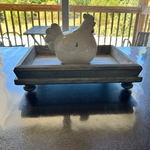 Wood Riser With Feet Modern Farmhouse Decor Rustic Home Decor - Etsy