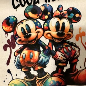 Mickey & Minnie Splash of Color, Cartoon Characters, PNG. Waterslide ...