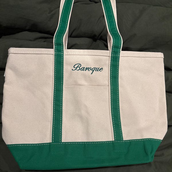 Personalized Canvas Tote, Ironic Boat Bag, Monogram Canvas Tote Bag ...