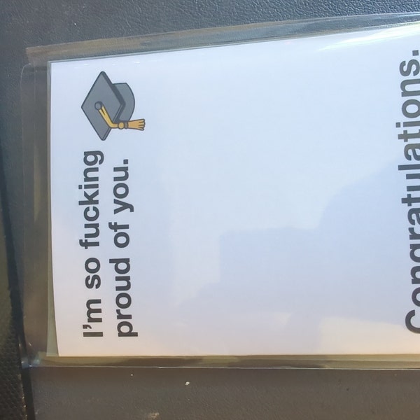 Funny Graduation Card for New College Graduate - University Grad Card ...