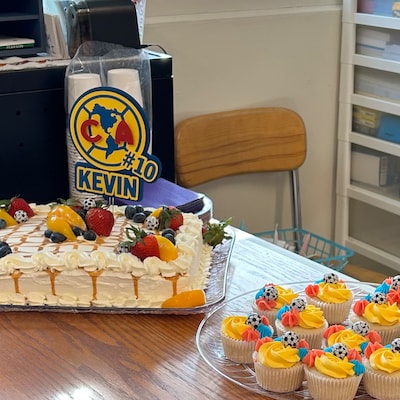 Club America Cake Topper, Club America Soccer Team, Club America Futbol ...