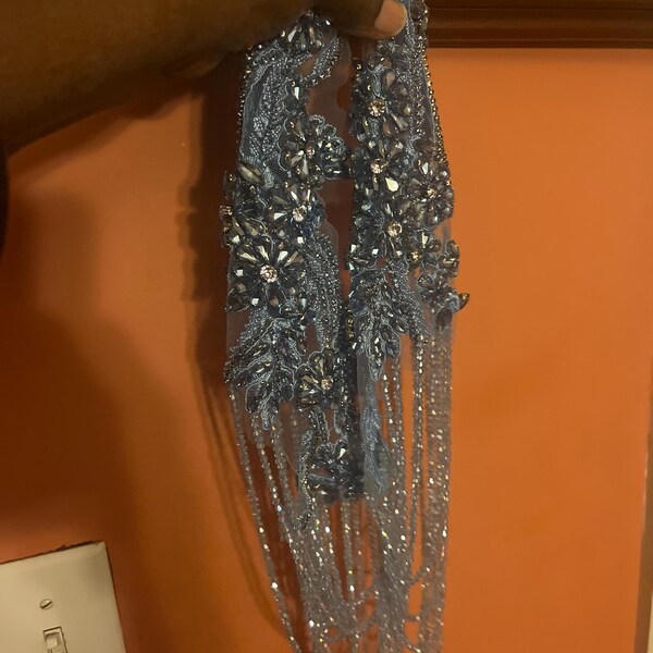 5mm Rhinestone Cord/ Rhinestone Rope/ Rhinestone Trim per Yard/ 36 ...