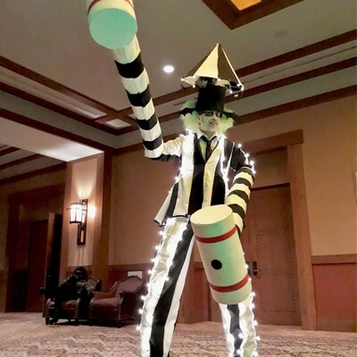 Circus Mime Stilt Costume - Etsy