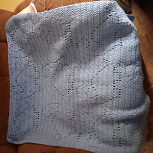 Littlefoot Blanket Filet Crochet Blanket Pattern Baby Blanket Crochet ...