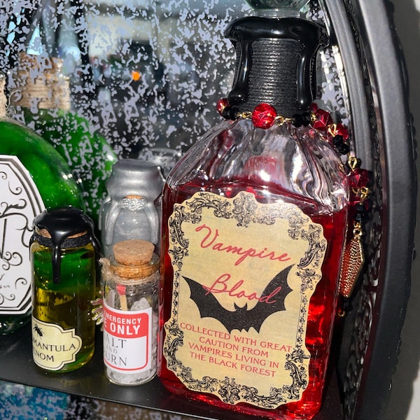 Vampire Blood | Magical Apothecary Witch and Wizard Potion Bottle ...