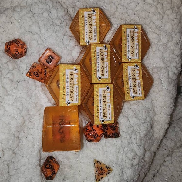 Honey Dice Soap (1.6oz/46g) Set | D&D Dice | DND - Etsy